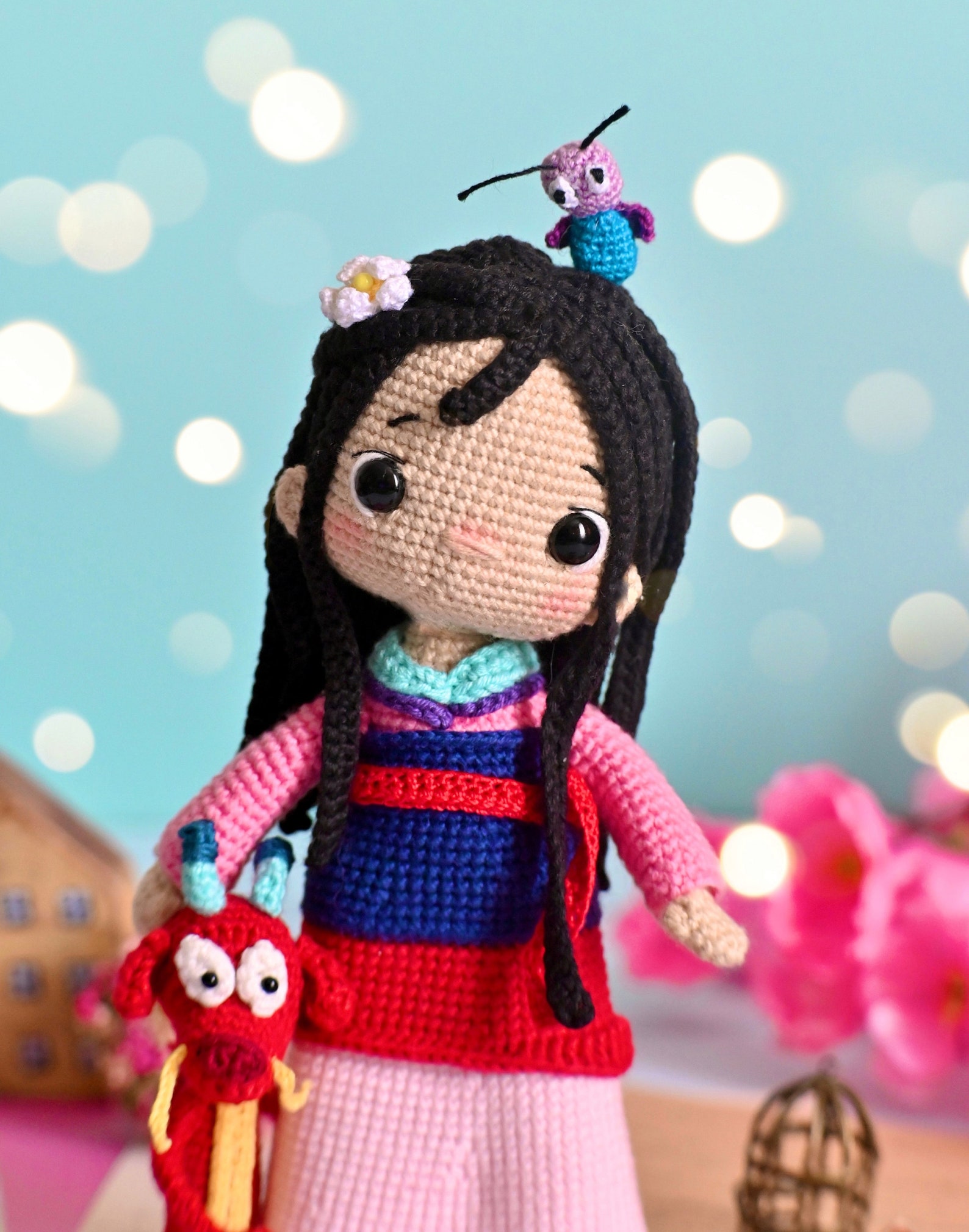 Crochet Pattern Doll Mulan, ENG Pdf Amigurumi - Etsy