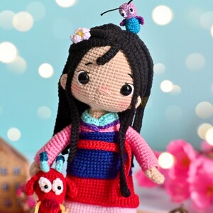 Crochet Pattern Doll Mulan, ENG Pdf Amigurumi - Etsy