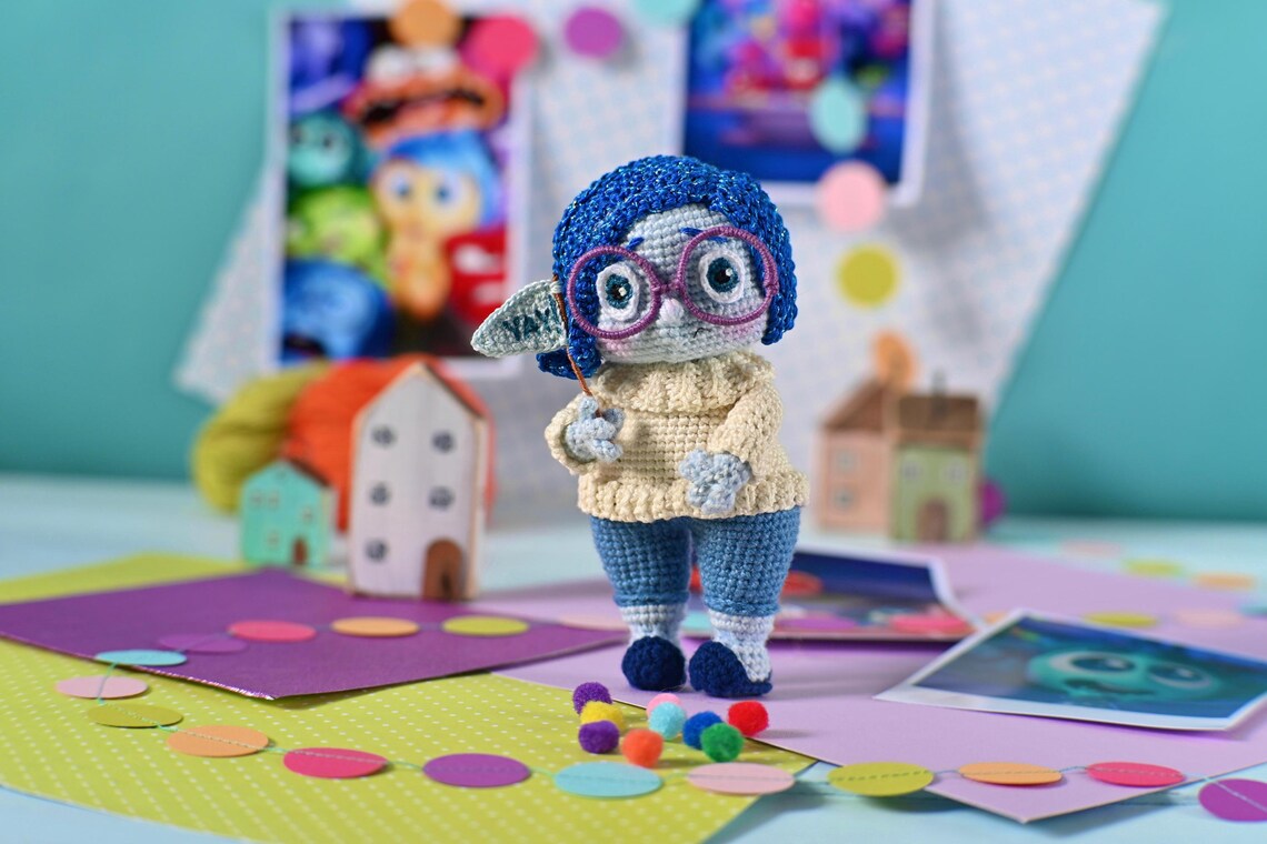 Crochet Pattern Blue Emotion , English Pdf - Etsy