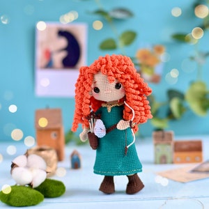 Crochet Pattern Doll Merida, ENG Pdf Amigurumi - Etsy