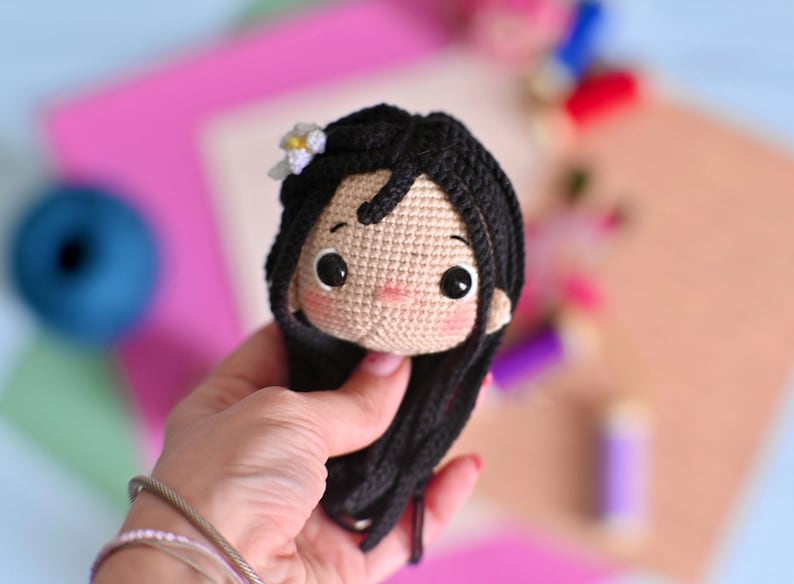 Crochet Pattern Doll Mulan, ENG Pdf Amigurumi - Etsy