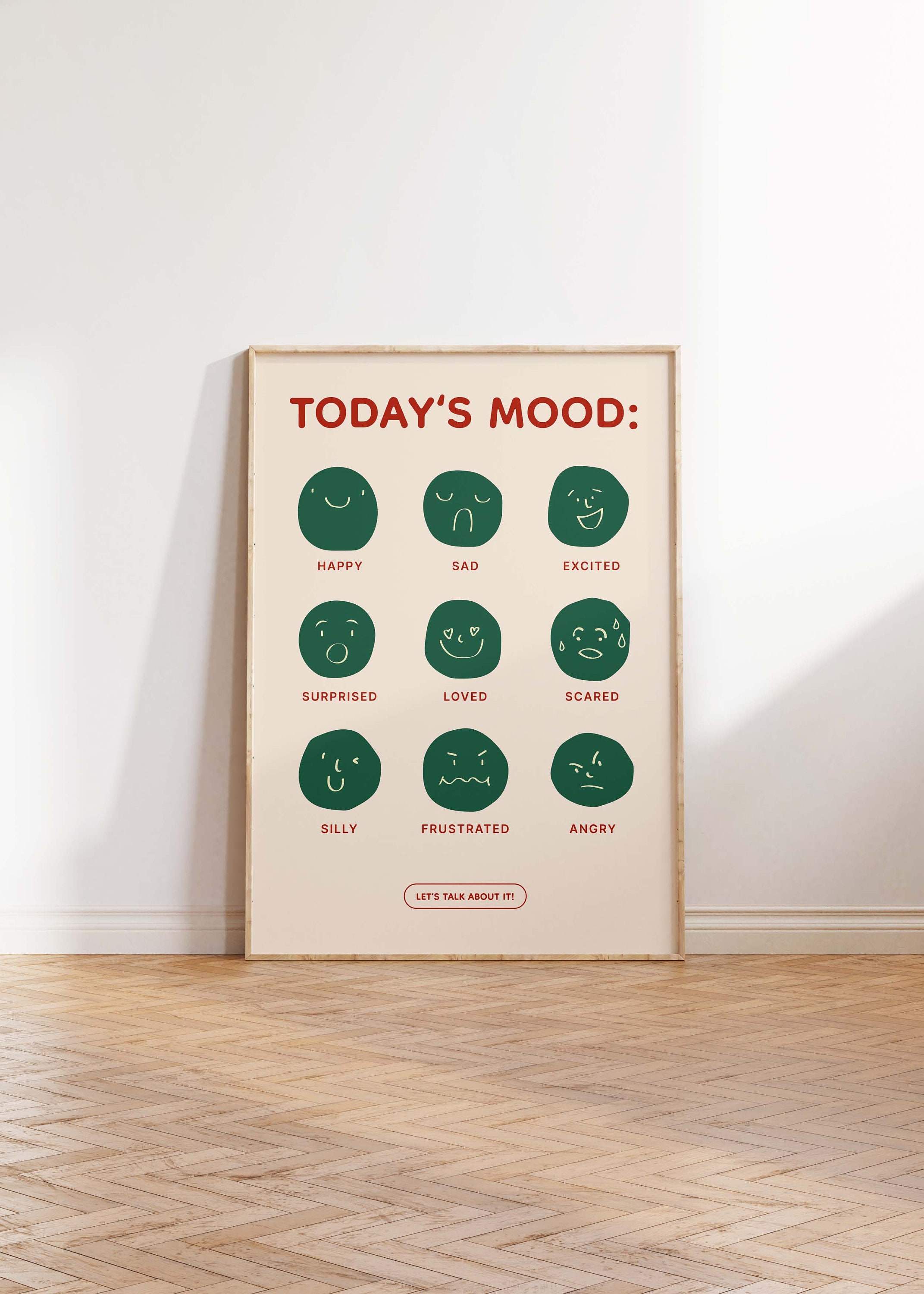 Mood Chart Emotions Chart Feelings Chart Feelings Thermometer Mood ...