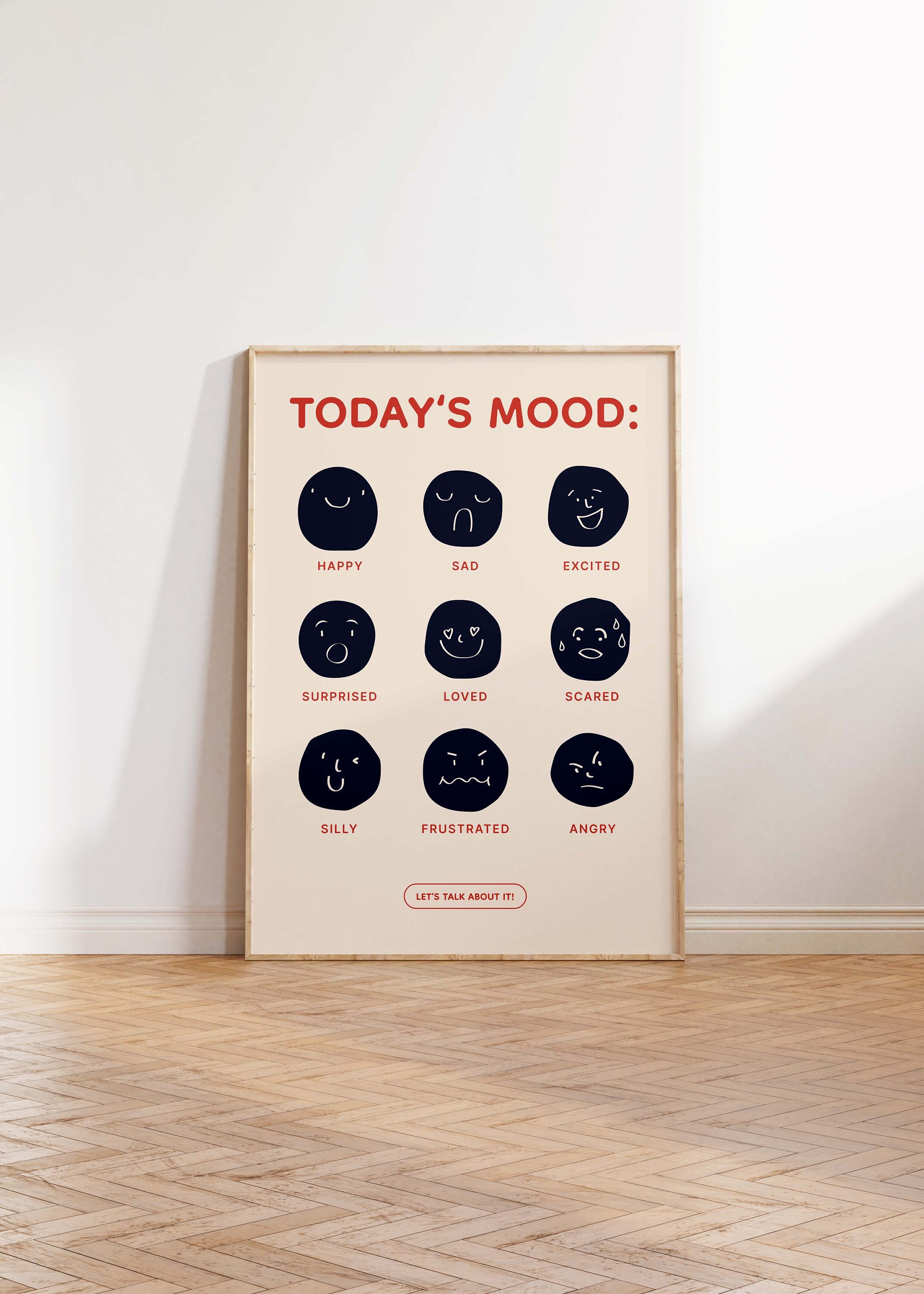 Mood Chart Emotions Chart Feelings Chart Feelings Thermometer Mood ...