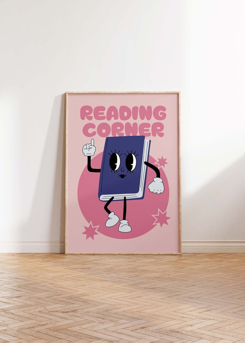 Reading Poster Literacy Poster Reading Print Book Poster Library Print ...