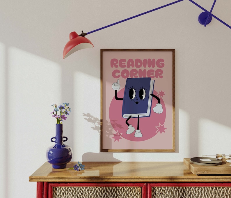 Reading Poster Literacy Poster Reading Print Book Poster Library Print ...