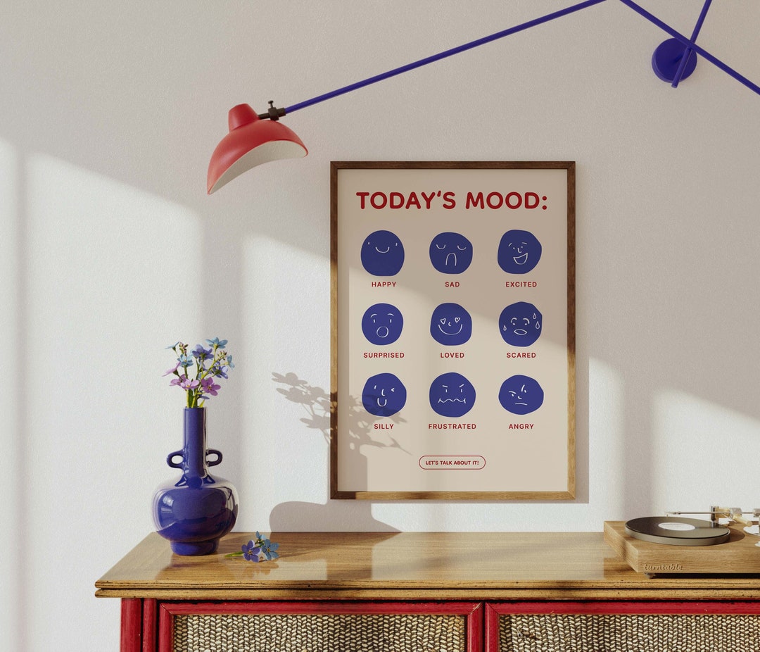 Mood Chart Emotions Chart Feelings Chart Feelings Thermometer Mood ...