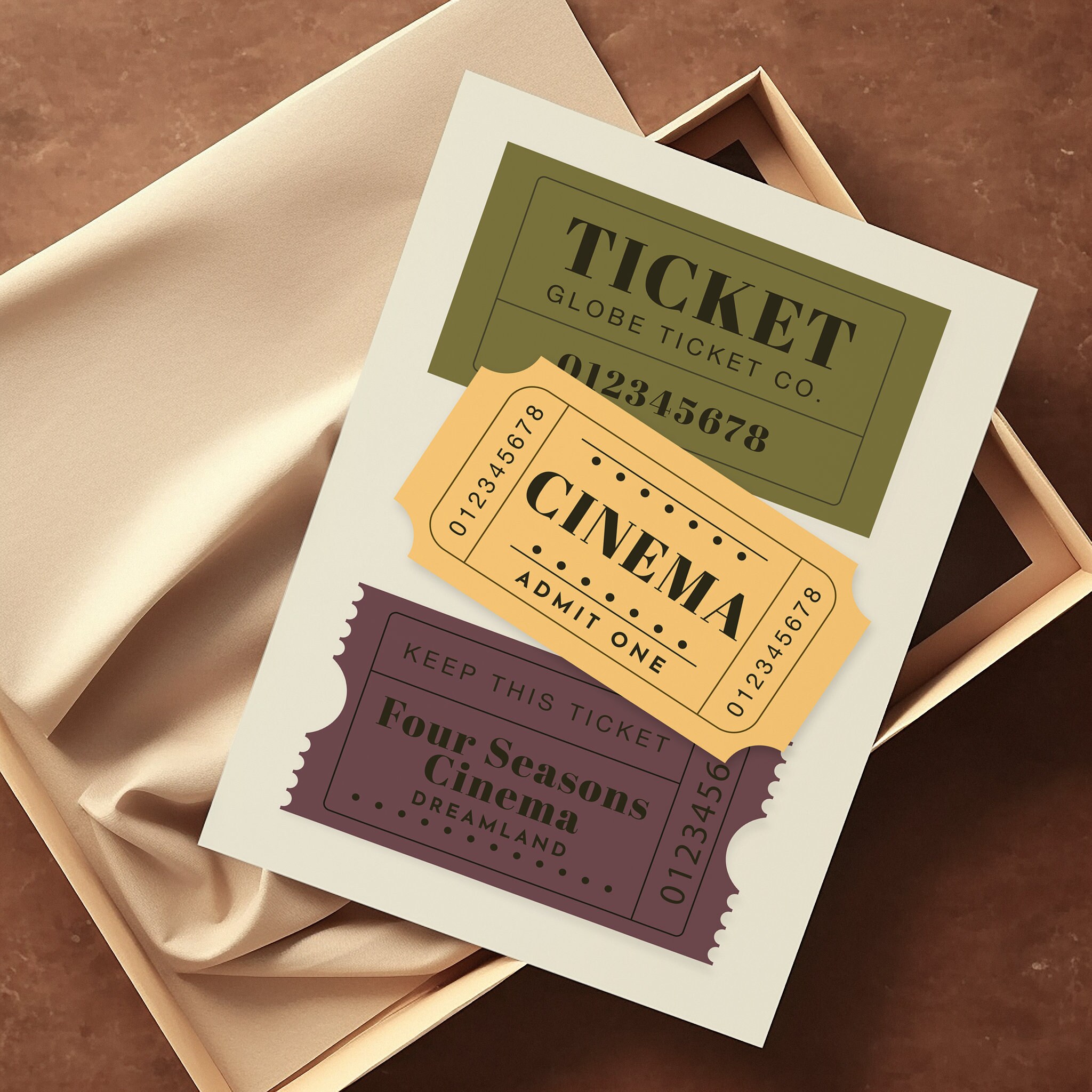 Movie Poster Decor Movie Night Print Cinema Tickets Print Theater ...