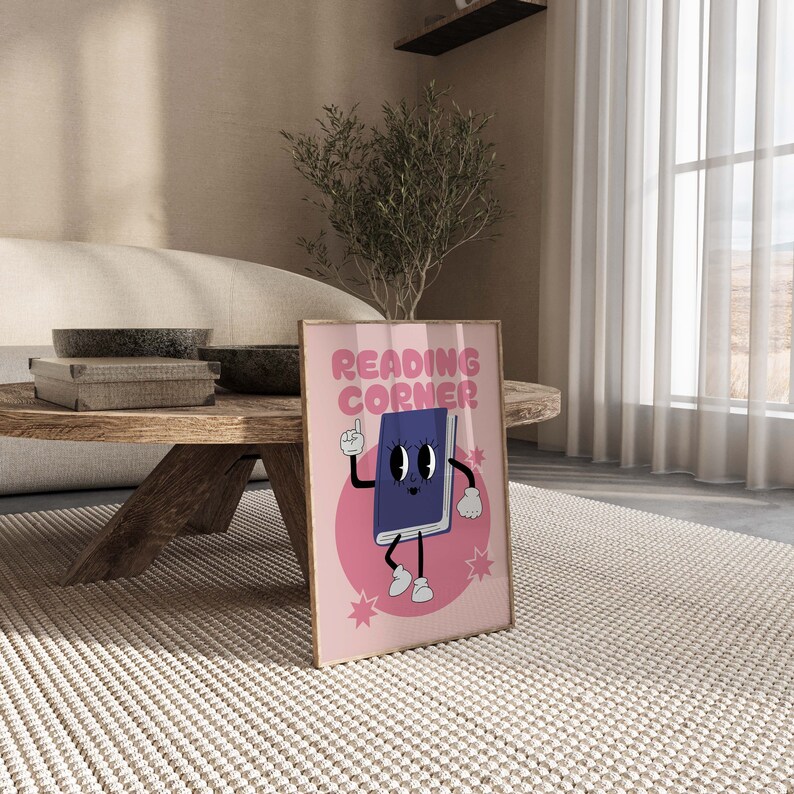 Reading Poster Literacy Poster Reading Print Book Poster Library Print ...