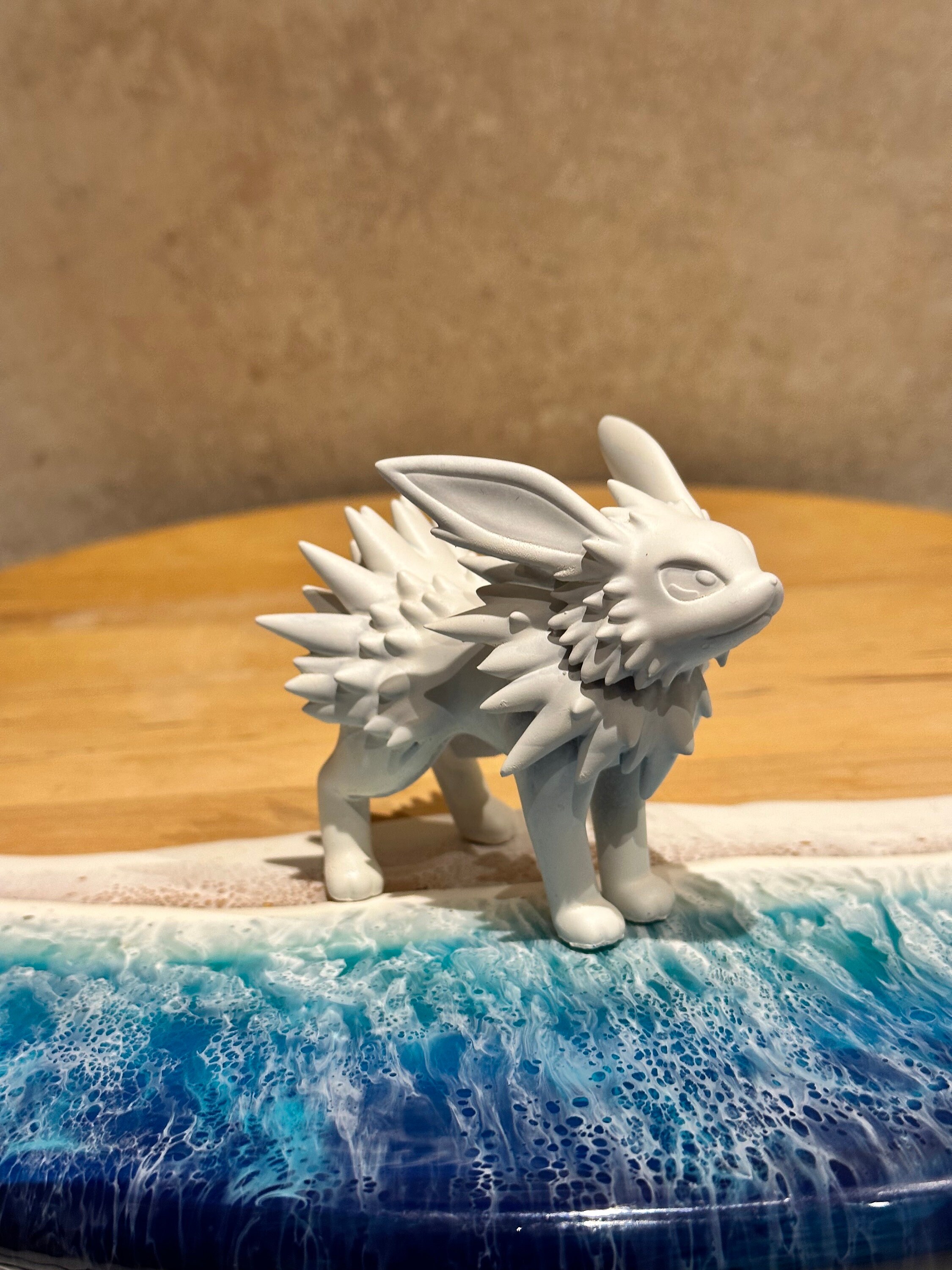 Eeveelutions Pokemon Figure Resin 3D Print Unpainted Flareon, Jolteon ...