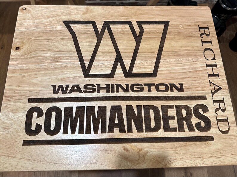 Customized Team TV Trays, Any Design, Custom Food Tray, Engraved Wood ...