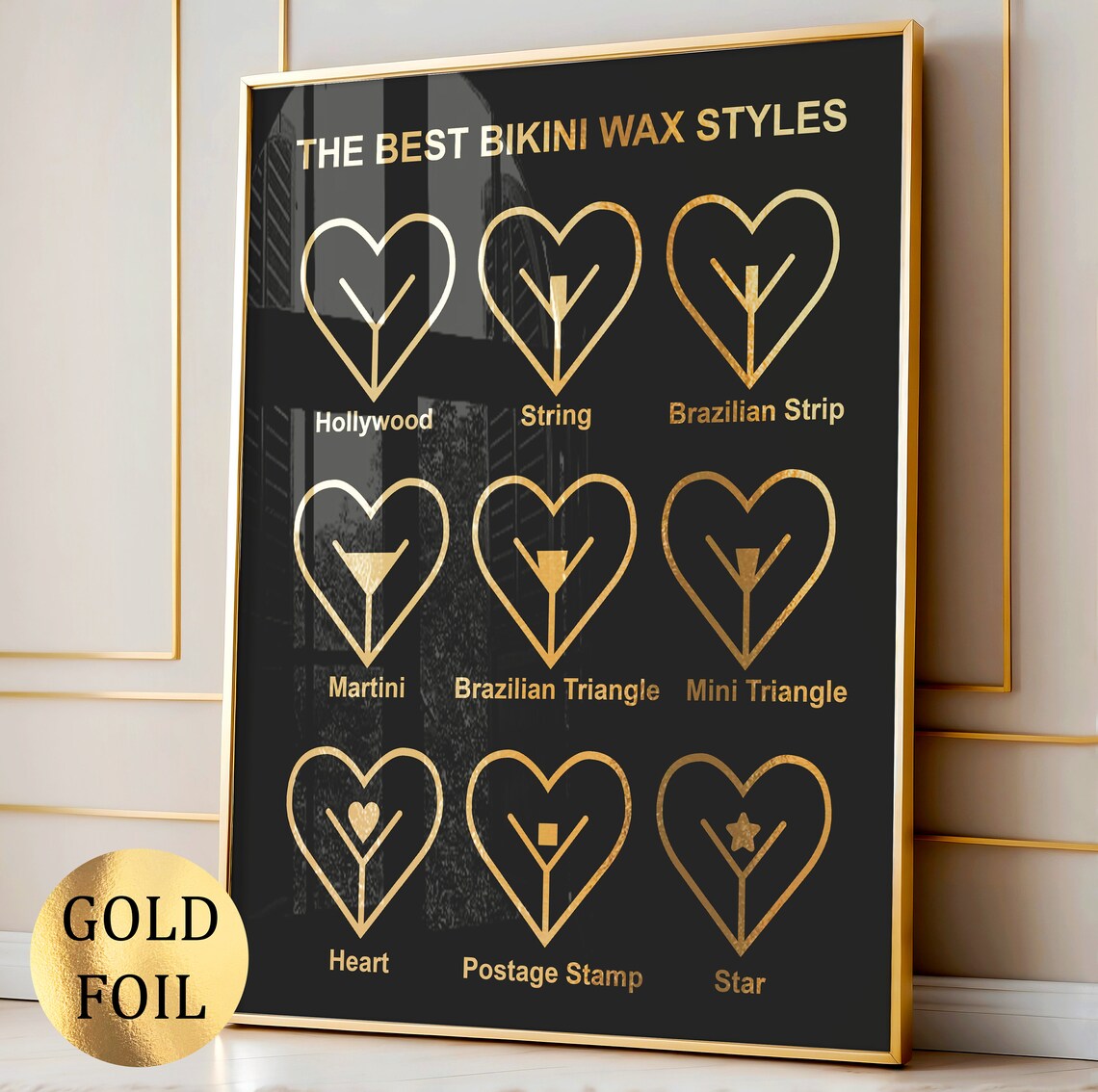 3 Wax Room Decor, Waxing Poster, Beauty Salon Art, Intimate Waxing ...