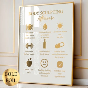 3 Body Sculpting Prints Spa Poster Body Contouring Treatment ...