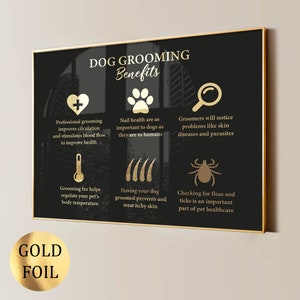 Set 8 Groomer Art Dog Grooming Posters Grooming Salon Wall Decor Pet ...