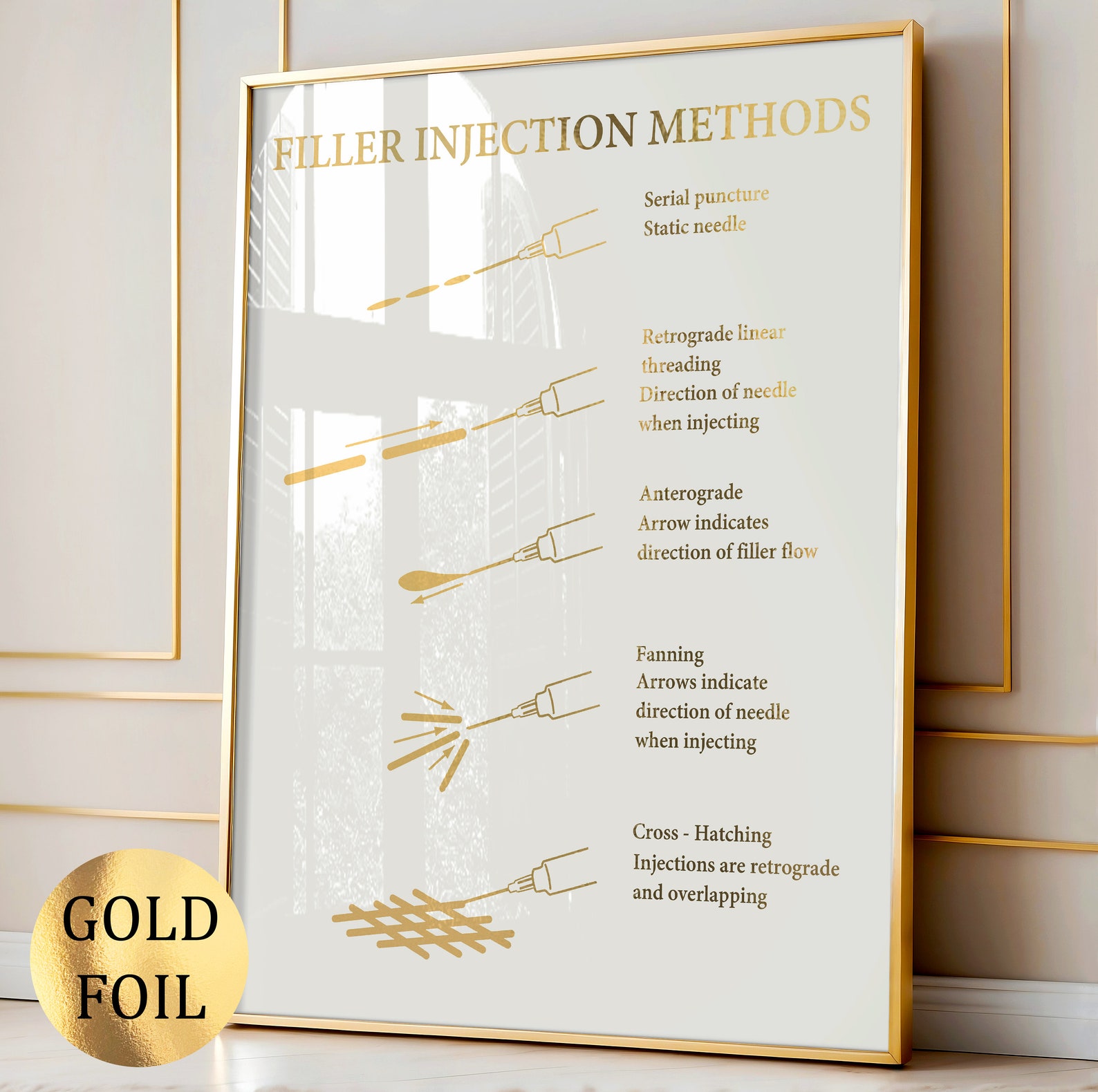 6 Botox Injection Posters Beauty Treatment Art Dermal Filler Poster ...