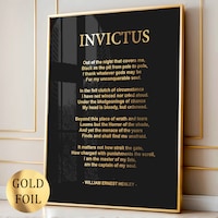 Invictus - Etsy