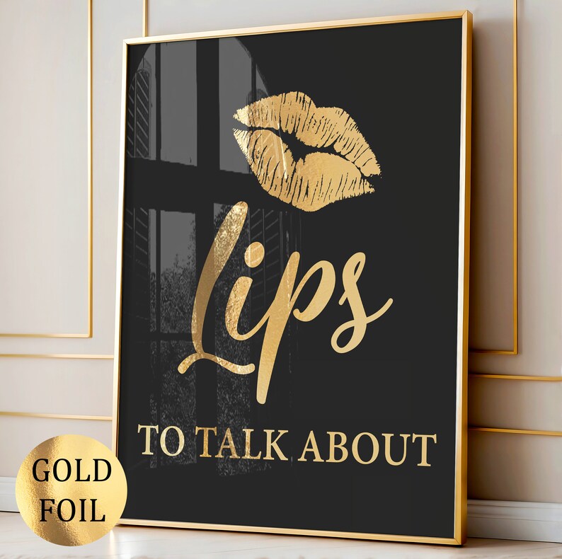 4 Lip Filler Posters Beauty Art Lip Injection Hyaluronic Acid Lips ...