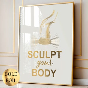 3 Body Sculpting Prints Spa Poster Body Contouring Treatment ...