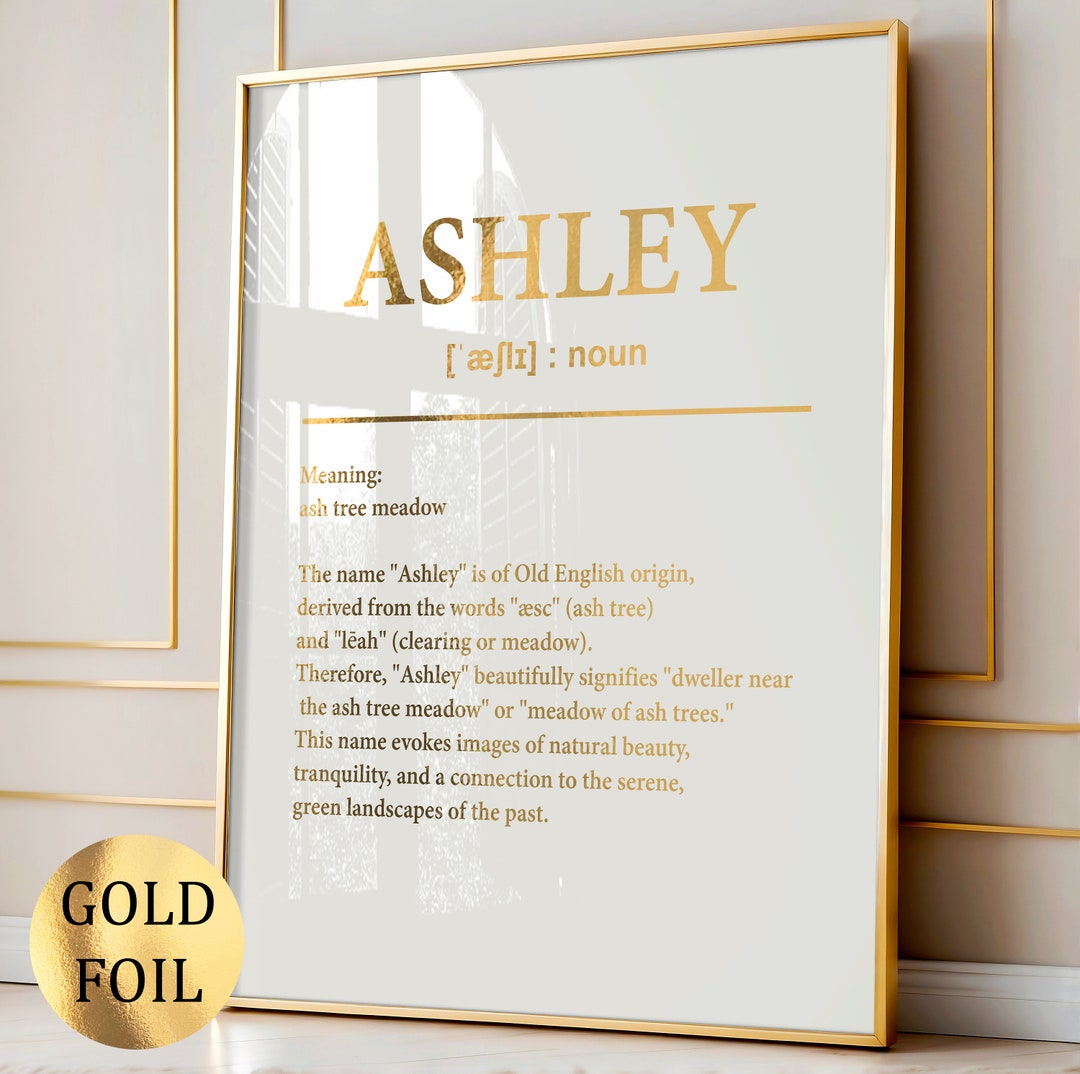 Name Definition Art Name Meaning Initial Art Lettering Poster Custom ...