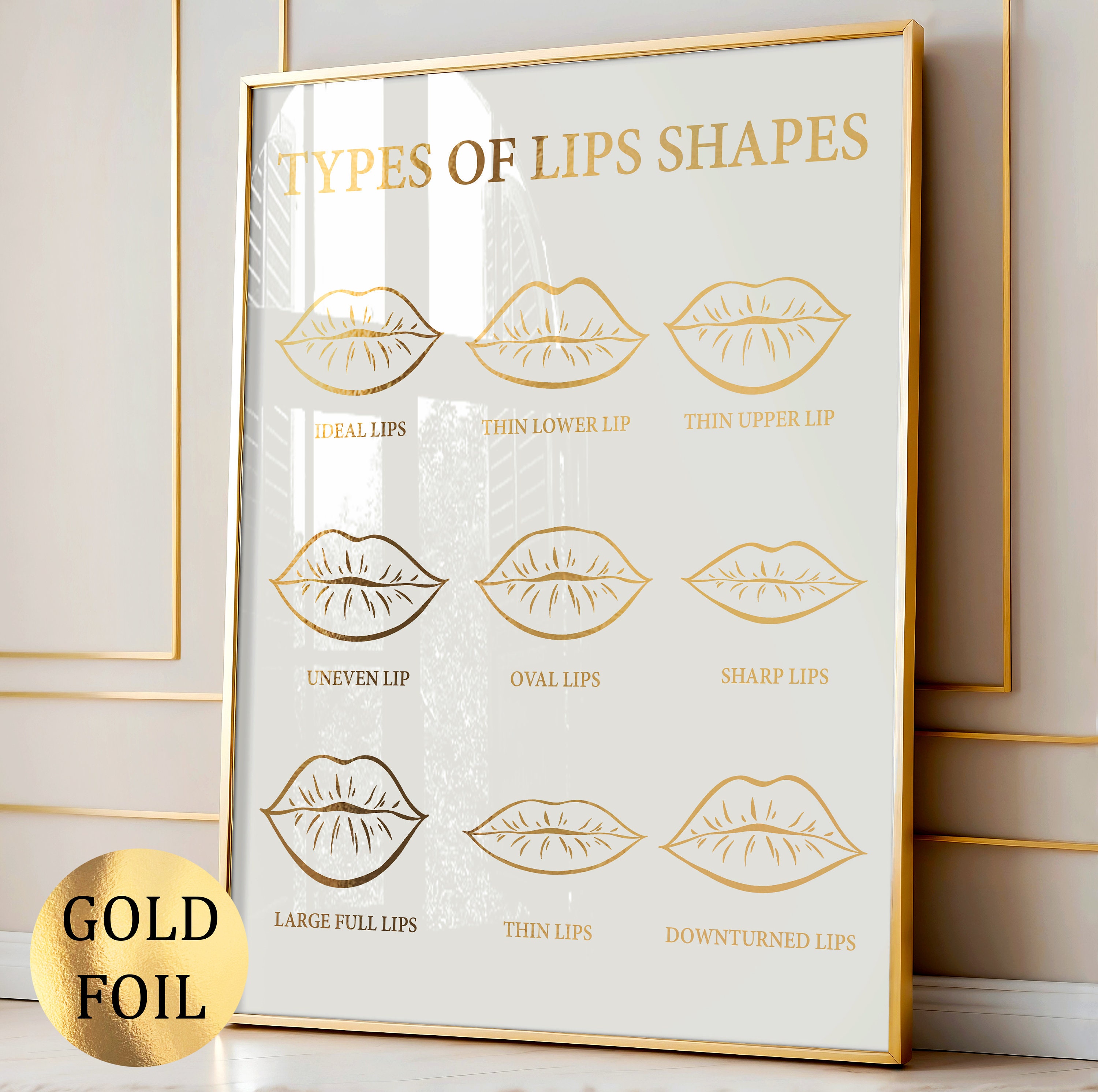 Set 6 Lip Filler Art, Lip Injection Poster, Beauty Art, Hyaluronic Acid ...