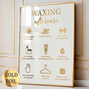 Set 6 Waxing Poster Beauty Art Hair Removal Depilation Art Brazilian ...