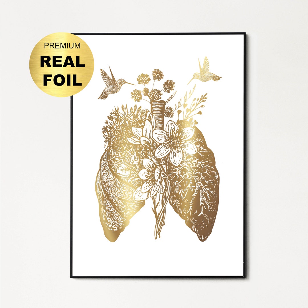 Lungs Anatomy Art Medical Art Respiratory System Art Doctor - Etsy