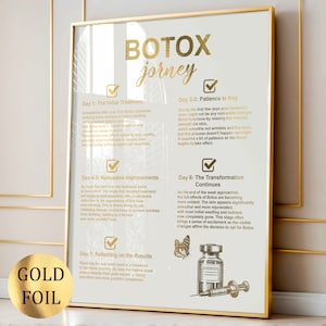 6 Botox Injection Posters Beauty Treatment Art Dermal Filler Poster ...