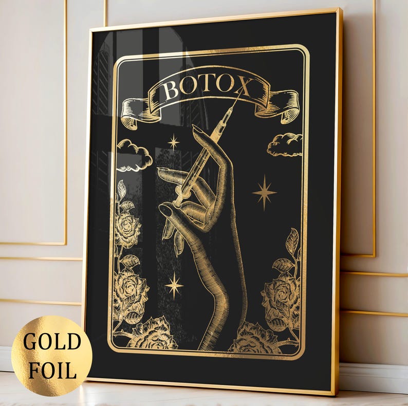 Set 6 Botox Injection Art Dermal Filler Poster Cosmetic Ingector Gift ...