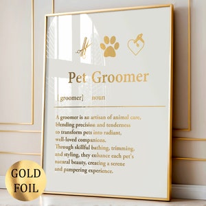 6 Dog Grooming Posters Groomer Gift Grooming Salon Decor Pet Dental ...
