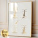 6 Laser Hair Removal Posters Beauty Treatment Art Gold Foil Print Med ...