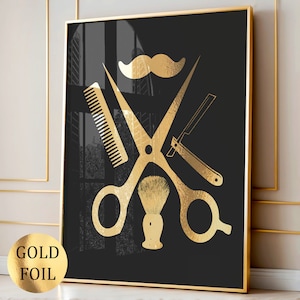 3 Barber Shop Decor Beauty Art Hairdressing Art Haircut Poster Beauty ...