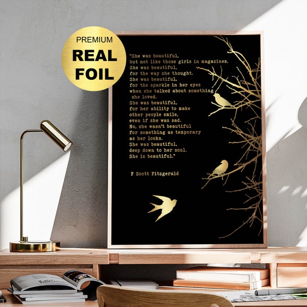 Anniversary Poem Print With Metallic Foil - Etsy