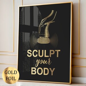 6 Body Sculpting Posters Contouring Treatment Med SPA Body Care ...