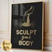 6 Body Sculpting Posters Contouring Treatment Med SPA Body Care ...