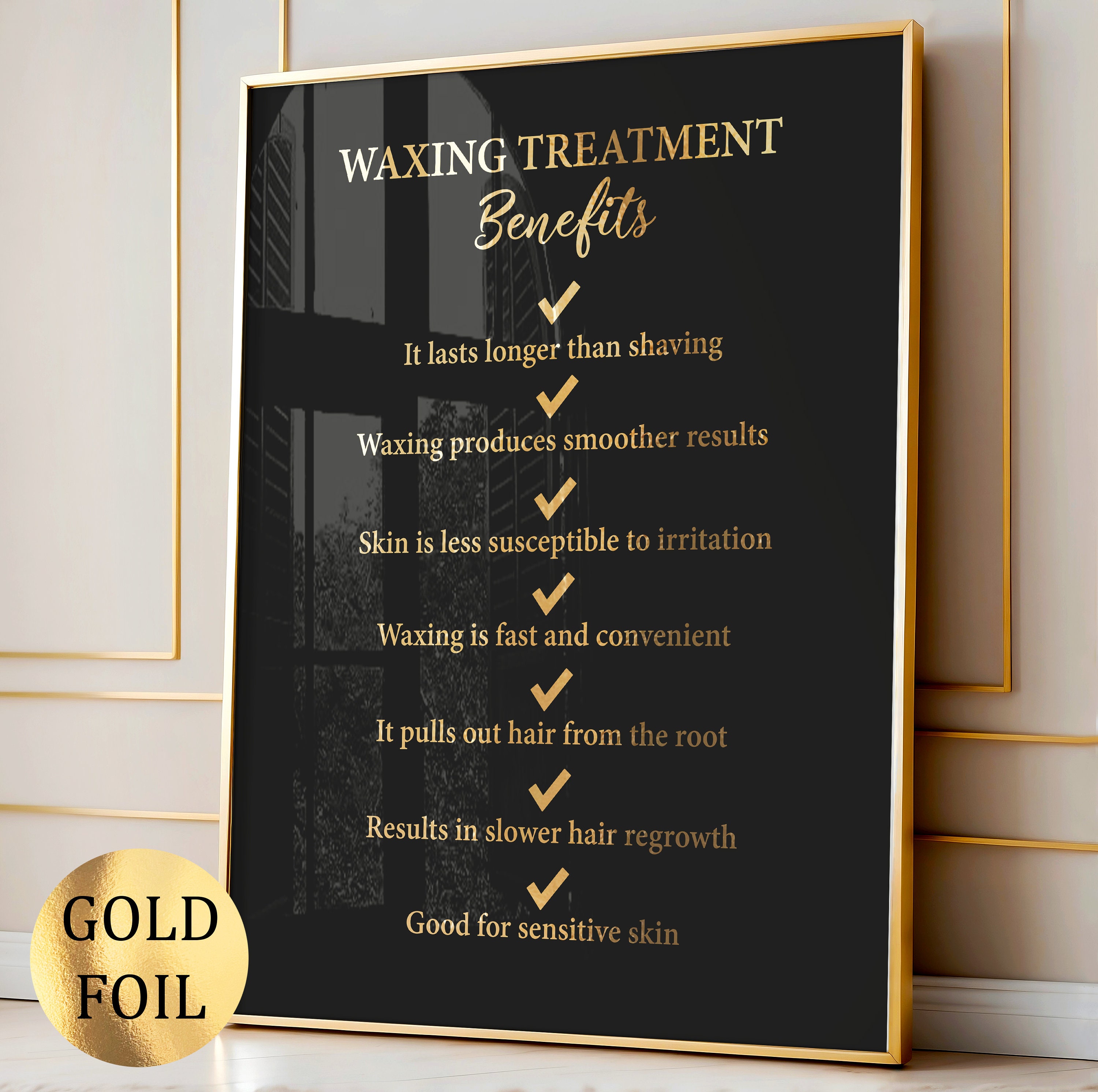 8 Waxing Posters Hair Removal Skincare Art Wax Treatment Waxing Room ...