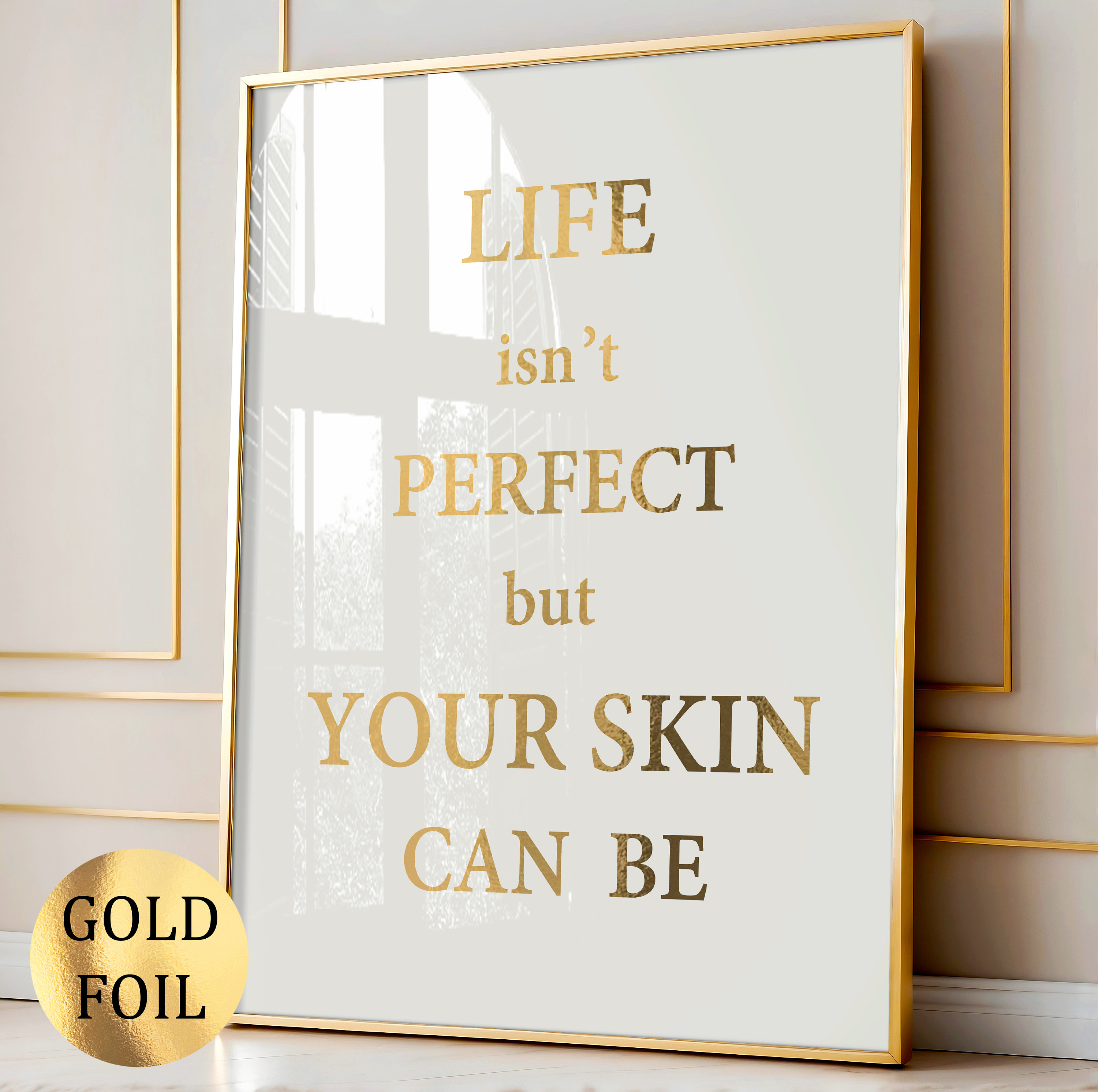 2 Skin Treatment Posters Beauty Salon Decor Skin Care Art Dermatologist ...
