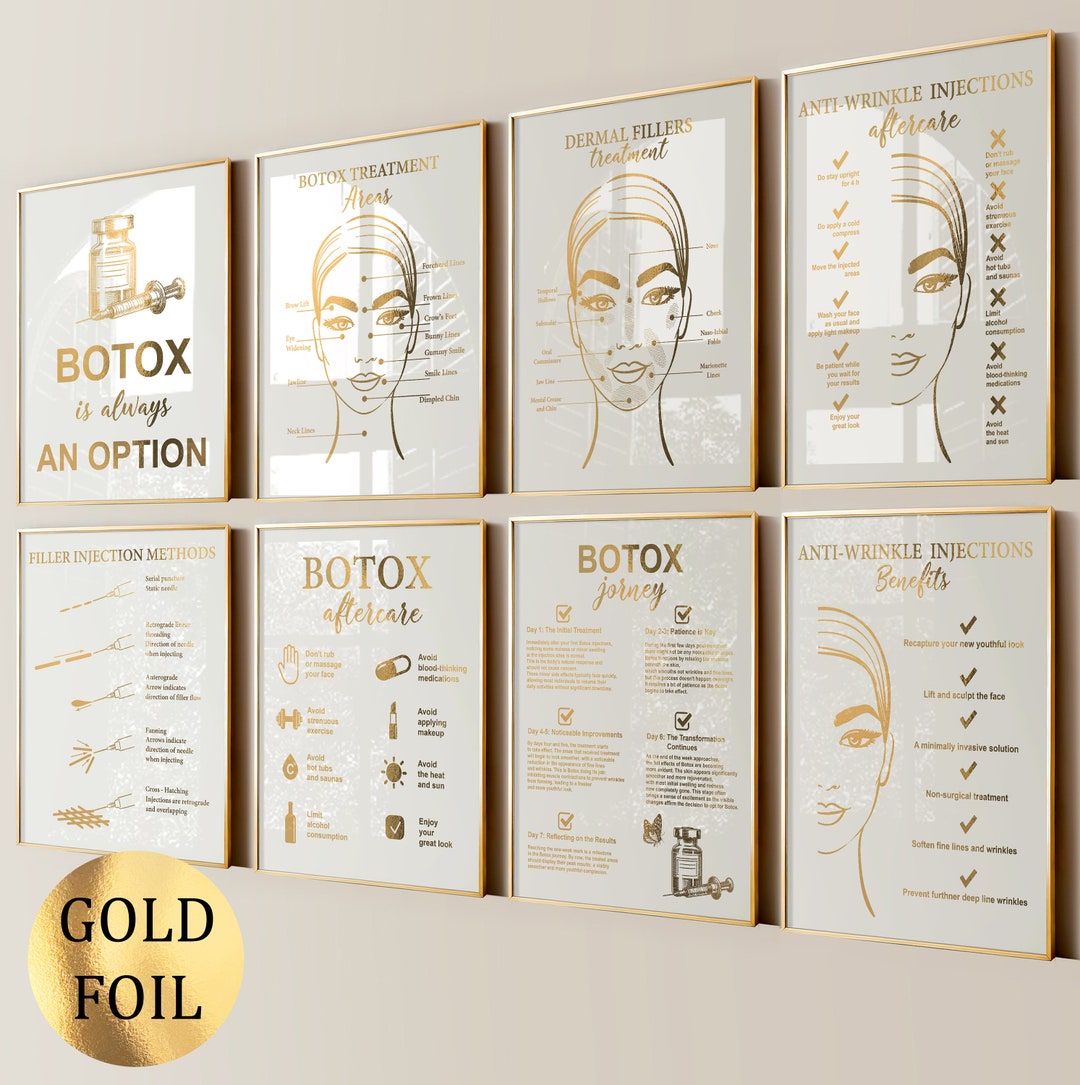 8 Anti-wrinkle Injections Art Print Botox Treatment Dermal Filler ...