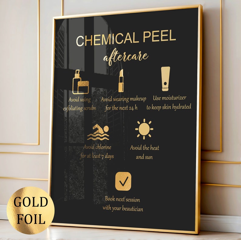 3 Chemical Peel Posters Beauty Art Skin Treatment Facial Procedure Med ...