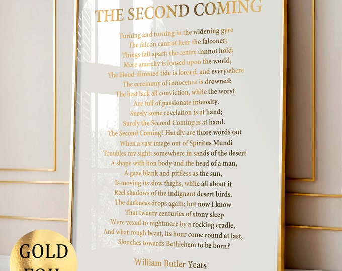 The Second Coming Poem by William Butler Yeats Classic Literature ...