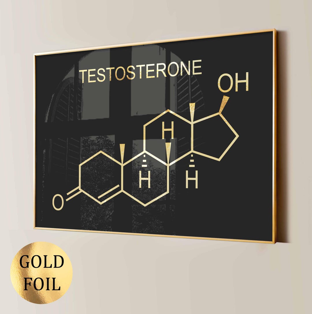Testosterone Art Molecule Art Chemistry Art Scientific Art Chemist Gift ...