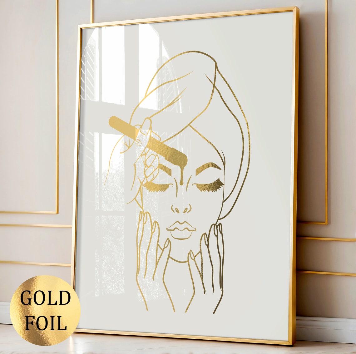 Set 6 Waxing Poster Beauty Art Hair Removal Depilation Art Brazilian ...