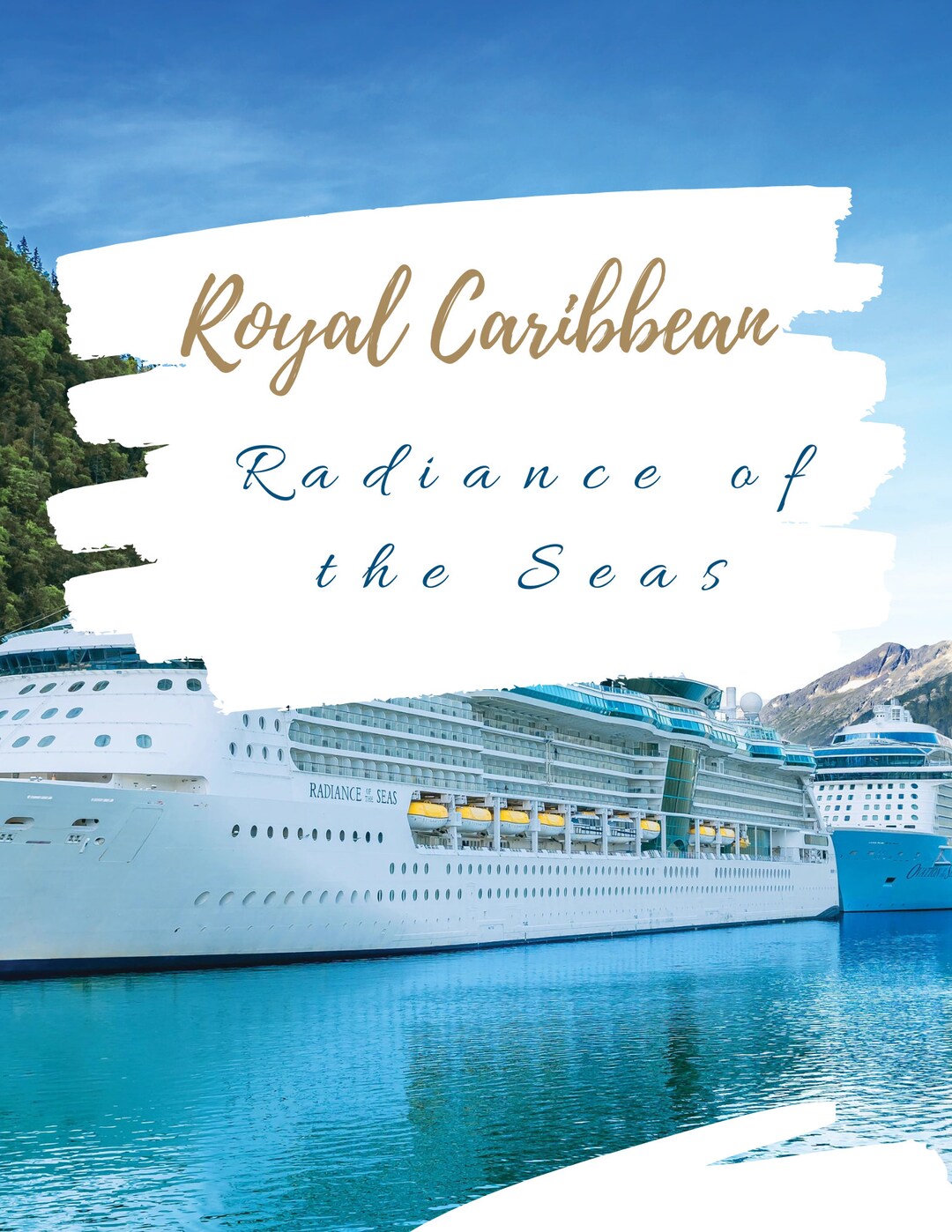 Royal Caribbean Radiance Proposal Template - Etsy