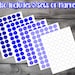 20 Blue Unique Printable Bingo Cards, Family Friendly Digital Download ...