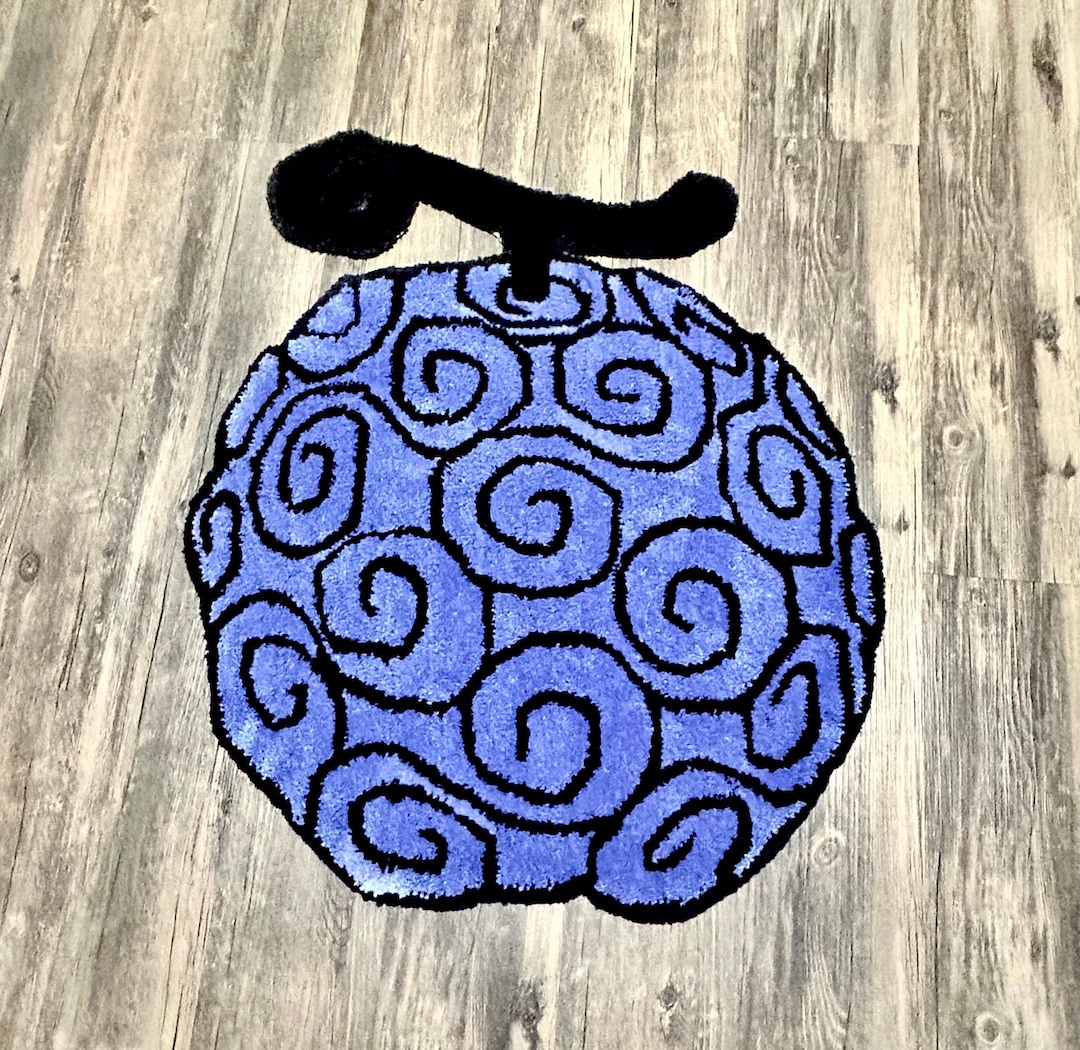One Piece Gum Gum Devil Fruit Handmade Rug - Etsy