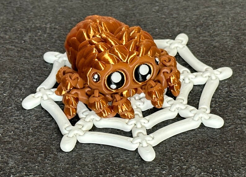 Flexi Baby Spider 3D Printed in Color With Embedded Magnets - Etsy