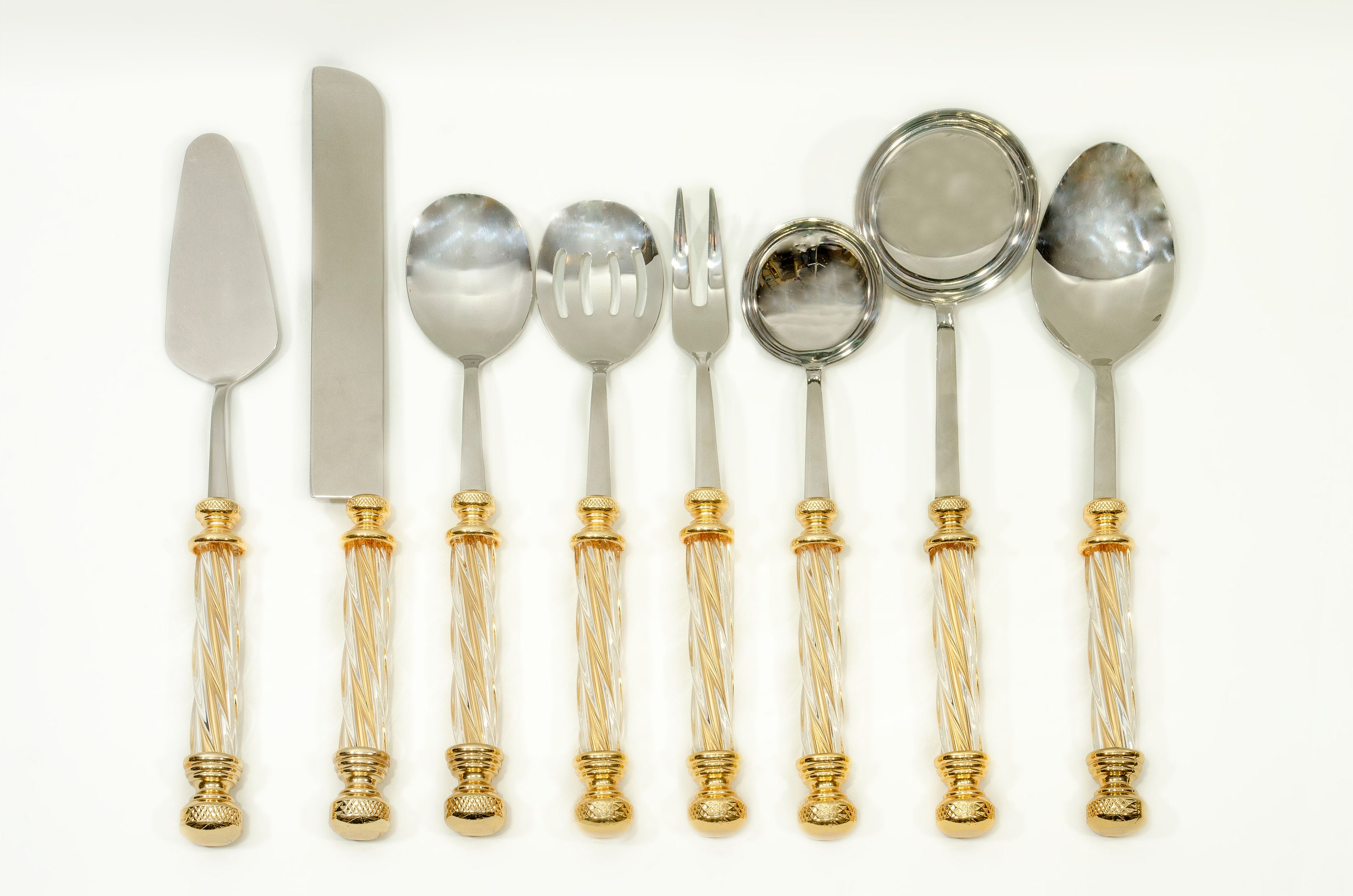 Elevate Your Dining Experience With Our 8-piece Utensil Set in Gold and ...