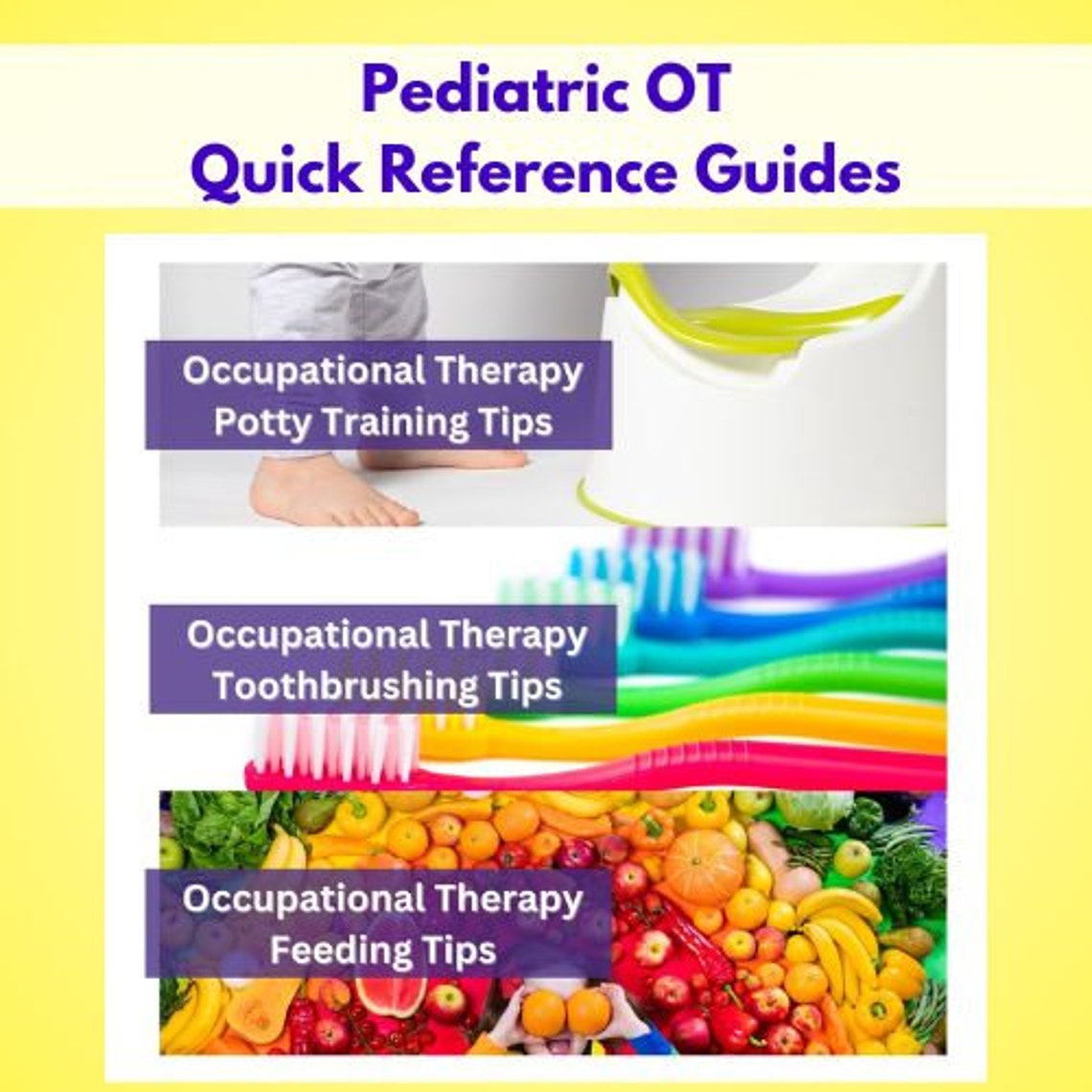 Pediatric Occupational Therapy Potty Training, Toothbrushing, and ...