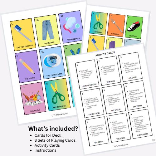 ADL Bingo Game for Occupational Therapists | Printable Therapy Activity ...