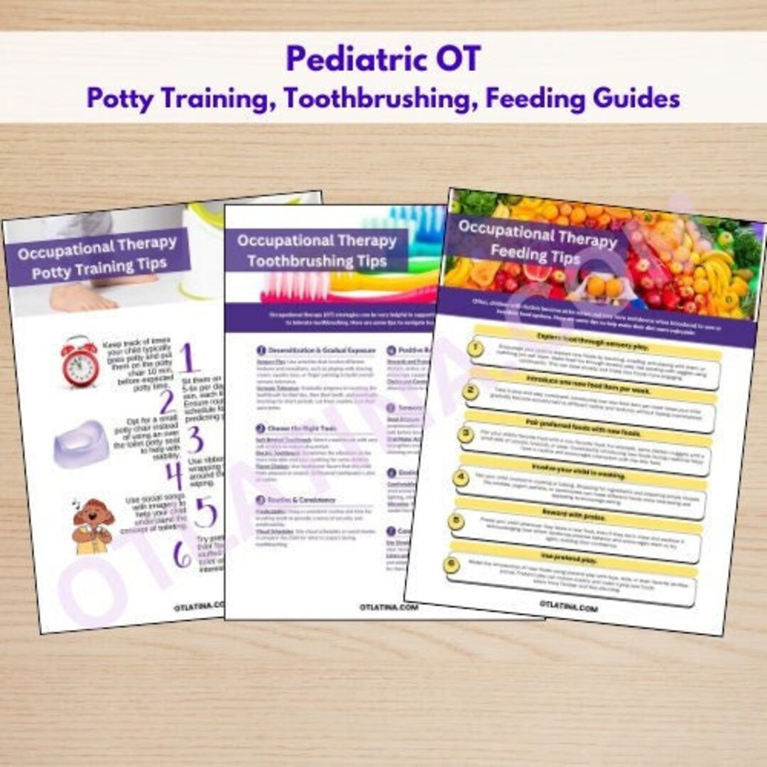 Pediatric Occupational Therapy Potty Training, Toothbrushing, and ...