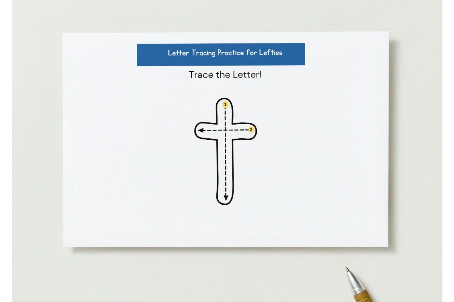 Large Lowercase Letter Tracing Worksheet for Left-handed Children for ...