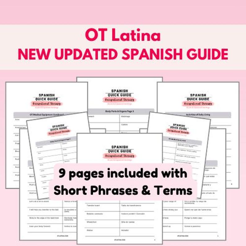 Spanish for Occupational Therapists – Acute & Inpatient Settings ...
